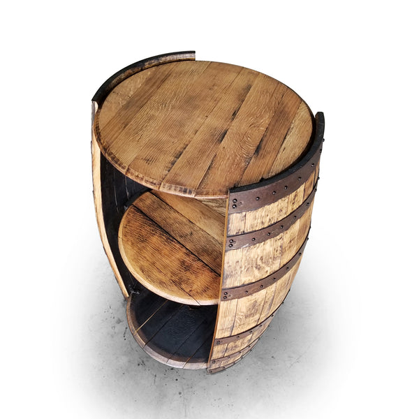 Whiskey Barrel - SPLIT BARREL CABINET – The Living Barrel