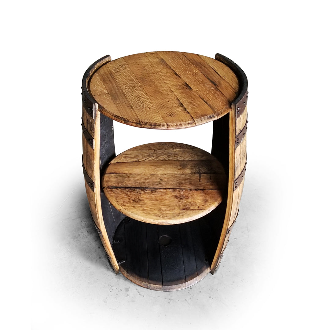 Whiskey Barrel - SPLIT BARREL CABINET – The Living Barrel