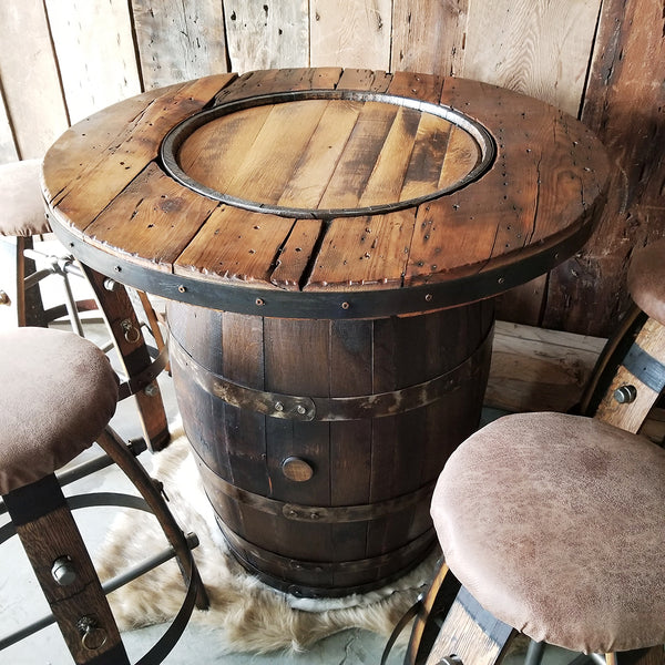 Whiskey Barrel - Table top Barrel 36” – The Living Barrel