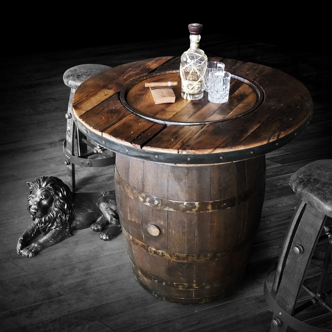 Whiskey Barrel - Table top Barrel 36” – The Living Barrel