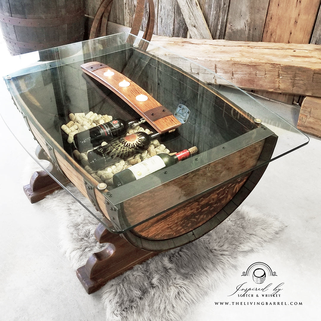 Whiskey Barrel Coffee Table – The Living Barrel